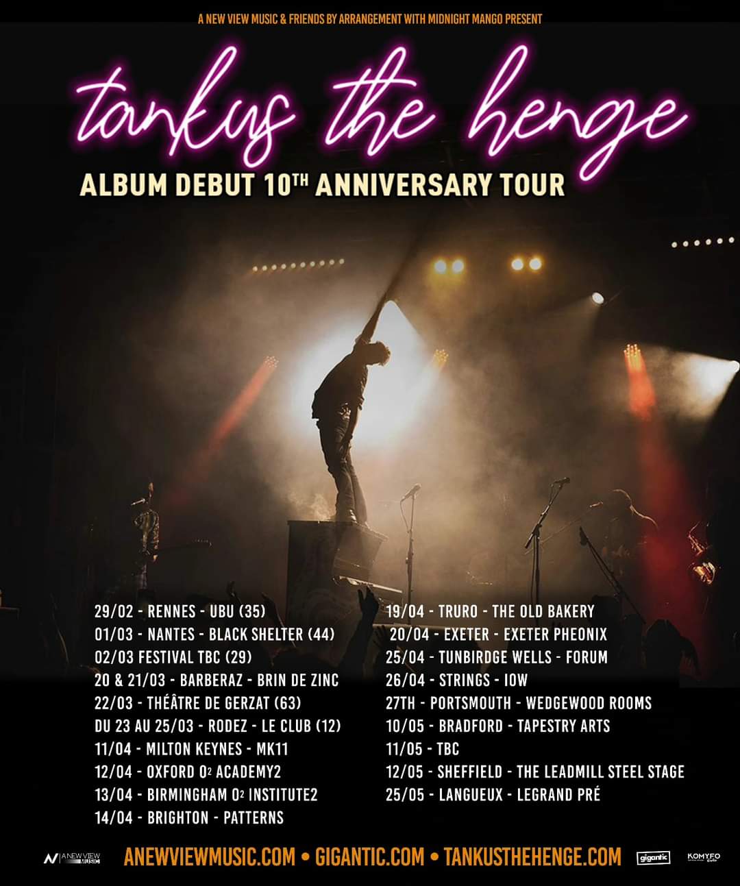 Tankus The HengeAlbum Debut 10th Anniversary Tour - REZONATZ